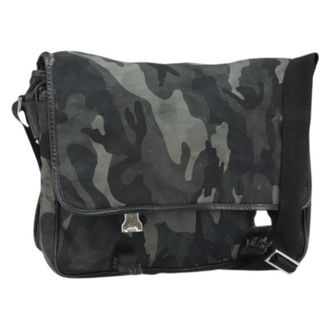 Prada Sac &agrave; bandouli&egrave;re en nylon Pre-owned - Femme - Pre-owned - Vert - Taille: ONE Size