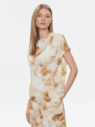 Calvin Klein Bluse K20K206888 Beige Regular Fit