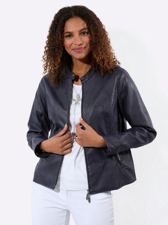 Witt Allwetterjacke Lederimitat-Jacke Langarm