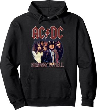 AC/DC Offizielles AC/DC Highway To Hell Kreis Band Hard Rock Pullover Hoodie