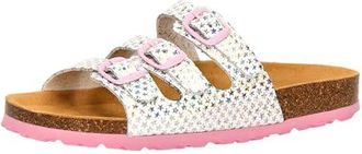 Lico Bioline Starline Chaussons pour fille - - Blanc/argenté, 29 EU