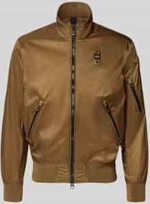 Blauer Jacke mit Rei&szlig;verschlusstaschen Modell Brahms