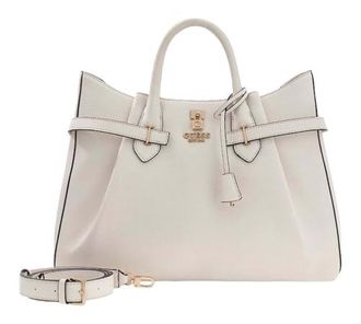 Guess sac &agrave; main sac &agrave; &eacute;paule Yesba Girlfriend Satchel Bag Cream White &eacute;cru