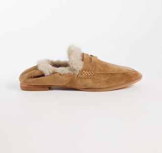 Dolce Vita Cloey mocassins en faux-fur doux marron clair