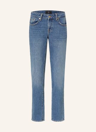 7 For All Mankind Straight Jeans Low Cigarette blau