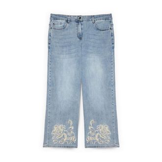 Fiorella Rubino Damen, Jeans, Blau, 4XLGr&ouml;&szlig;e