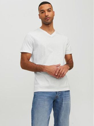 Jack & Jones Jack & Jones T-Shirt Basic 12156102 Wei&szlig; Standard Fit