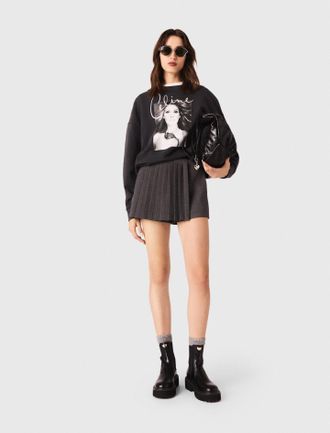 Maje Sweatshirt Maje X C&eacute;line Dion - Gris - Maje