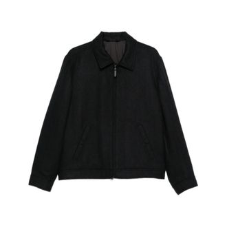 Brioni Klassische Kragen Zip-up Jacke - - Jackets - Herren - Schwarzk - M