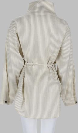 Alysi Virgin Wool-Silk Shirt - White