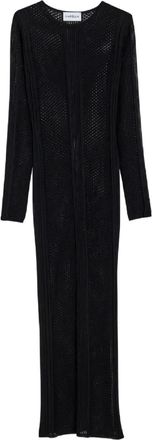 Marella robe à manches longues - Noir