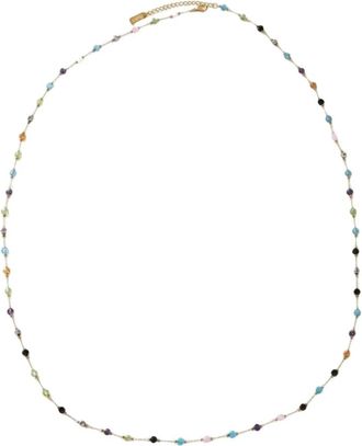 Dansk Copenhagen Eira Soft Waterproof 18K Gold Plated Long Necklace - Polished Stainless Steel - - Accessories - Damen - Gelb - ONE SIZE