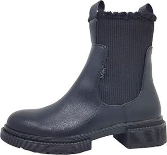 Mexx Maevis Bottines &agrave; fermeture &eacute;clair pour femme Noir Loisirs, Noir, 37 EU