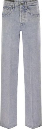 Dondup Femme, Jeans, Bleu, Taille: W30 Jacklyn Wide Leg Jeans