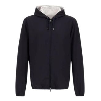 Herno Fresh Stretch Wolljacke - - Sweatshirts & Hoodies - Herren - Blau - L