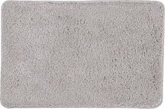 Kleine Wolke Badteppich Scott mit 50 x 40 cm in Silbergrau aus 100% Polyester