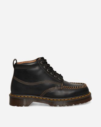 Dr. Martens Lowell Chukka Moc Toe Leather Ankle Boots Black