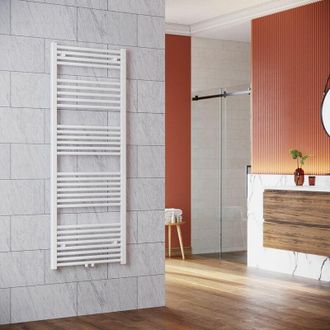 Sonni Handtuchtrockner Bad Badheizk&ouml;rper Heizk&ouml;rper Mittelanschluss Handtuchw&auml;rmer Wei&szlig; 1600x600mm - Sonni