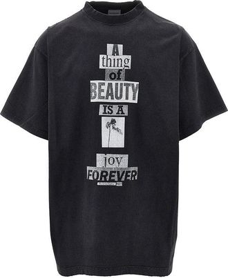 Balenciaga Collage print oversized T-shirt Man S