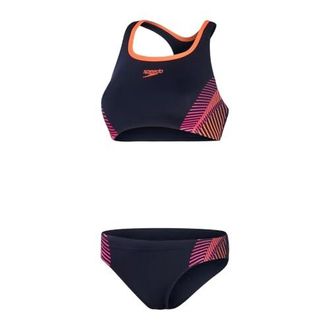 Speedo Slip Plmt Rcbk pour femme, Bleu marine/rose, 56