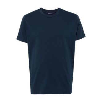 Finamore Blaue Jersey T-shirts und Polos - - Tops - Herren - Blau - S