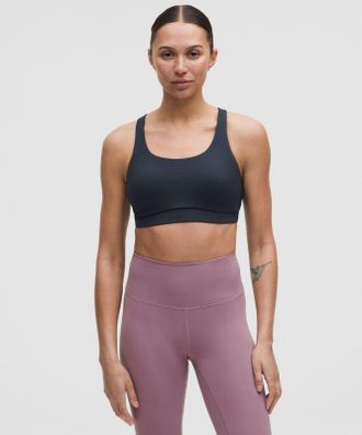 lululemon Energy BH mit mittlerem Halt für B-D-Cups Evolve für Frauen - Größe 2XS in True Navy