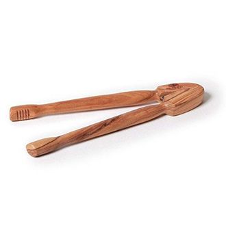 B&eacute;rard 52171, Pince cornichon en bois dolivier fait-main - 18 cm