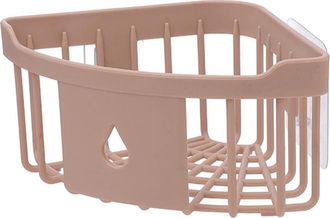 BESPORTBLE Bohrfreies 2 St&uuml;ck Dreieckregal aus Pp Badezimmer Aufbewahrungsregal Eckorganizer f&uuml;r Shampoo Duschgel Wandmontiert Platzsparend ohne Bohren Zuf&auml;llige