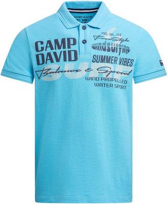 Camp David Poloshirt aus Baumwolle