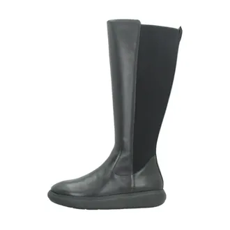 FitFlop Bottes Hautes en Cuir IQ-Comff - Femme - Chaussures - Noir - Taille: 39 EU