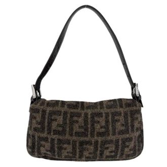 Fendi Sac bandouli&egrave;re vintage Pre-owned - Femme - Pre-owned - Brun - Taille: ONE Size
