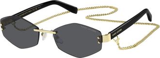Marc Jacobs unisex, Accessoires, Noir, Taille: 57 MM Marc 496/S AIR Lunettes de soleil