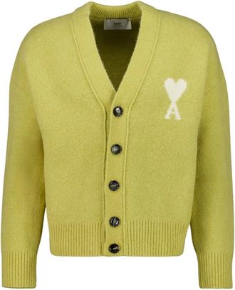 Ami Homme, Pulls, Vert, Taille: M Cardigans