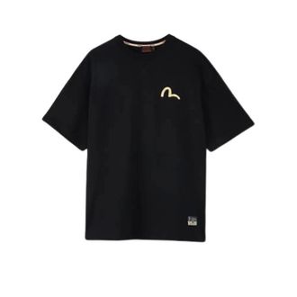 Evisu Homme, Tops, Noir, Taille: XL T-shirts et Polos Noirs &Eacute;l&eacute;gants