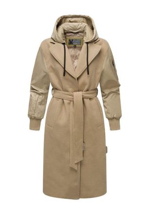 Marikoo Winterjacke Tjadee Langer Wickelmantel