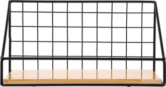 Lurrose Wandregal aus Holz und Kleines Dreieckiges Wandmontage Storage Rack mit Hoher Tragkraft Dekoratives Aufbewahrungsregal für Wohnzimmer Inklusive ohne B