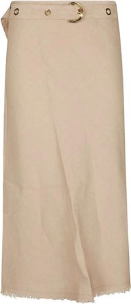 Pinko Pinko, Femme, Jupes, Beige, Taille: 36 FR Hebe Long Skirt