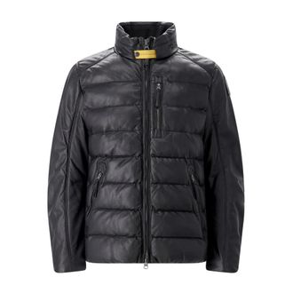 Parajumpers Veste en cuir matelass&eacute;e - Homme - Vestes - Noir - Taille: M