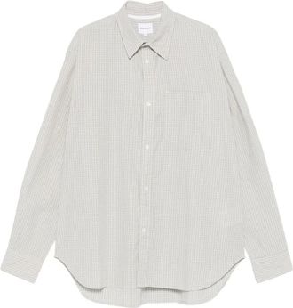 Norse Projects chemise Ole à carreaux - Tons neutres
