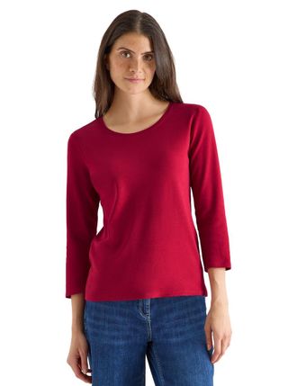 Cecil Basic Shirt Beaujolais red XXL