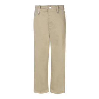 Burberry Straight Hosen - - Trousers - Herren - Beige - M