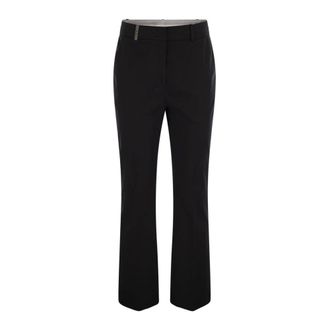 PESERICO Geradlinige Anzughose - - Trousers - Damen - Schwarzk - M