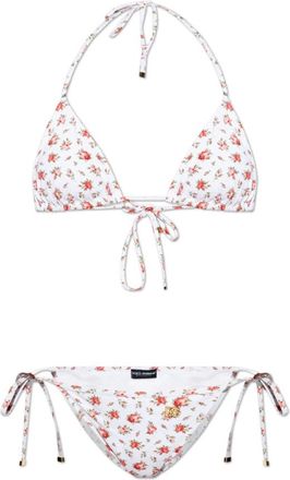 Dolce & Gabbana Femme, Maillots de bain, Blanc, Taille: 42 FR Maillot de bain deux pi&egrave;ces