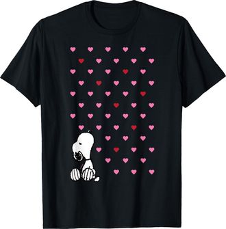 Peanuts Valentine Snoopy Hearts T-Shirt