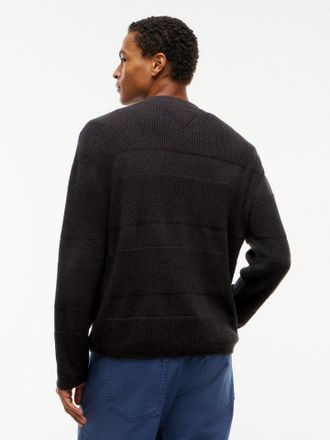 Tommy Jeans Strickpullover REGULAR TEXTURED SWEATER Regular fit mit Rundhalsausschnitt