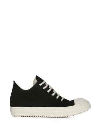 Rick Owens Trainers Low-Top Low Denim Sneakers