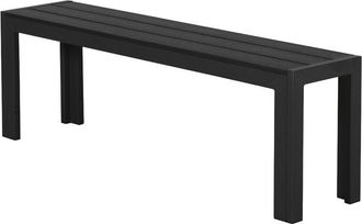 ebuy24 Ikky Gartenbank, 132 cm schwarz/schwarz