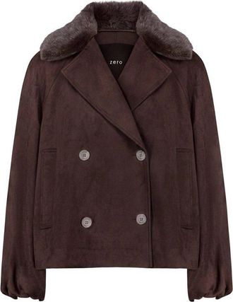Zero Outdoorjacke Damen mit Kunstfellkragen