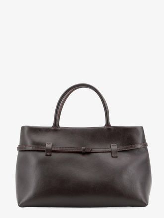 Manu Atelier Womens Leather Handbag Le Cambon 35 Brown Handbags Hand Bags