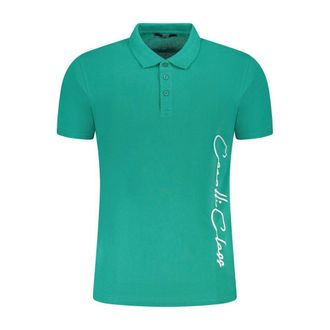 Cavalli Verde Baumwoll Herren Polo